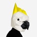 DIY Cockatoo Mask, Bird Mask, Halloween Mask, Paper Craft Template ...