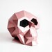 Human Skull Sculpture Printable Halloween Decor 3D Paper - Etsy