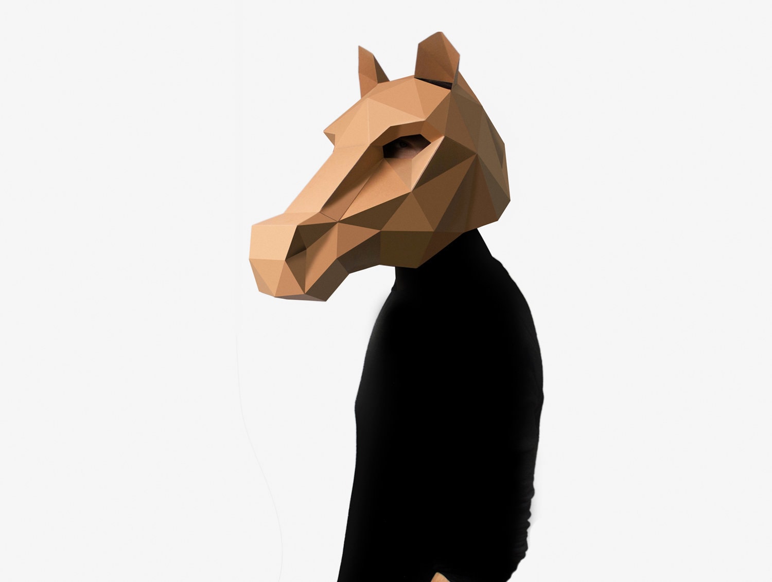 Carousel Horse Mask Template