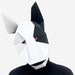 DIY Bull Terrier Mask, 3D Paper Craft Template, Halloween Dog Mask ...