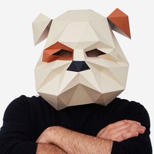 Dog Pack Costume Mask, DIY Printable Animal Head, Instant Pdf Download ...
