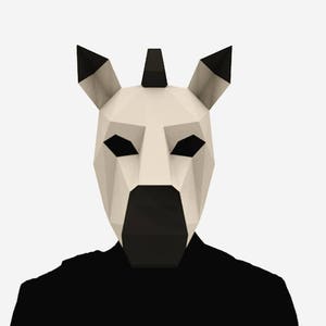 Zebra Mask, DIY Gift Idea, DIY Printable Animal Mask, Instant Pdf ...
