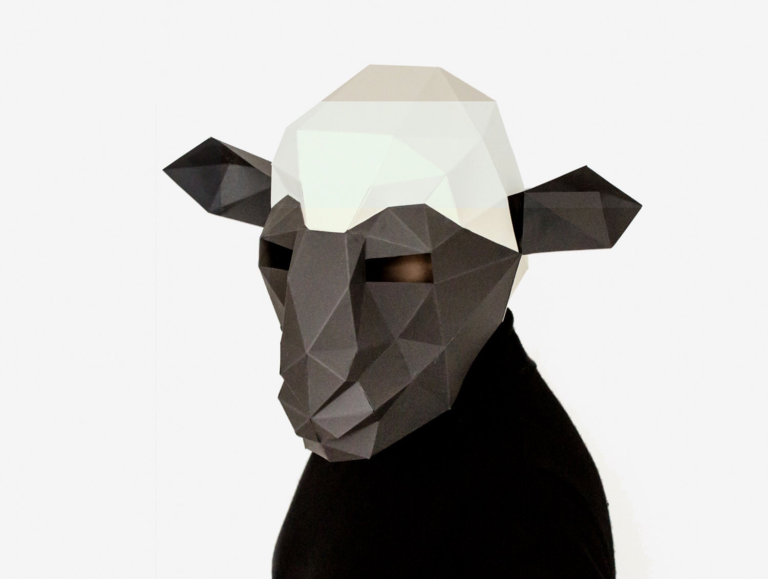 DIY Low Poly Sheep Mask, Printable Paper Craft (PDF Pattern) - Etsy