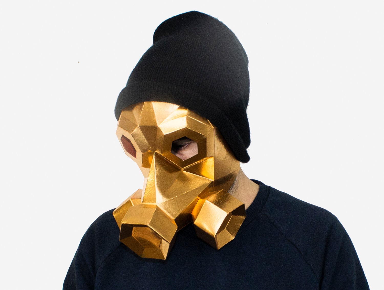 DIY Gas Mask Steampunk Mask 3D Paper Craft Template | Etsy Canada