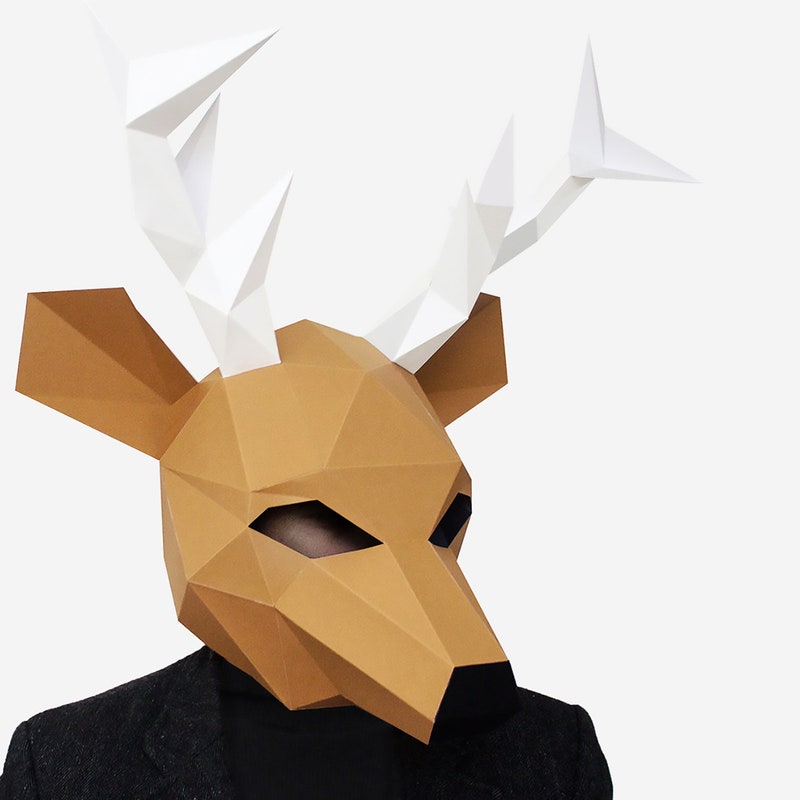 Deer Mask - Etsy UK