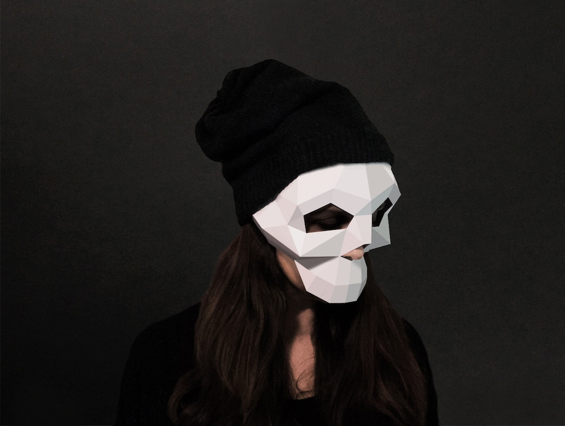 Half Skull Mask, DIY Printable GOT Head, Instant Pdf Download, DIY ...