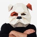 Bulldog Mask, Dog Mask, Paper Craft Template, DIY Printable Animal Mask ...