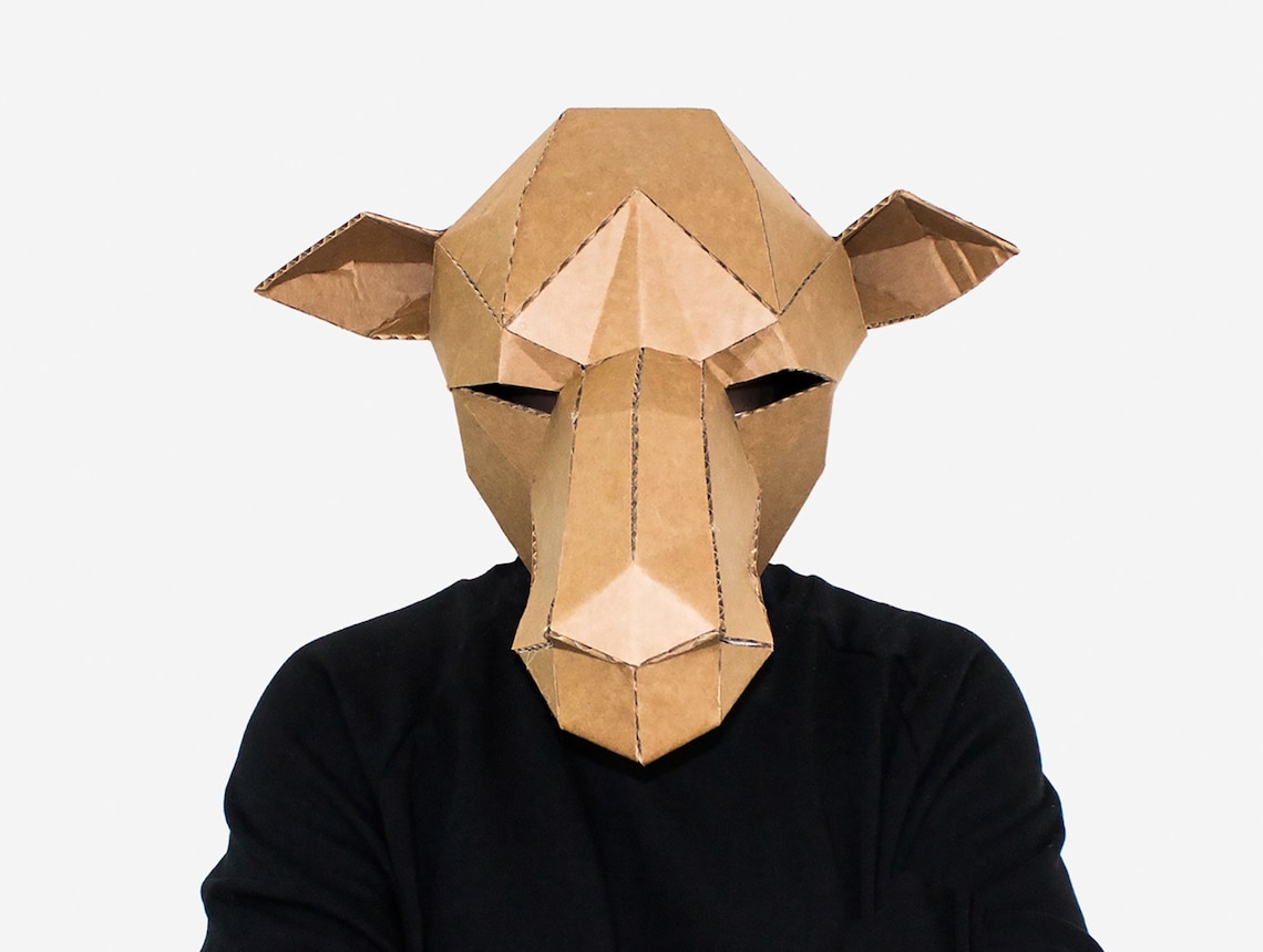 DIY Camel Mask Paper Craft Template Halloween Mask - Etsy Canada