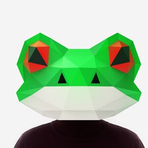 DIY Toad Mask Template, Paper Craft, DIY Printable Mask, Instant Pdf ...