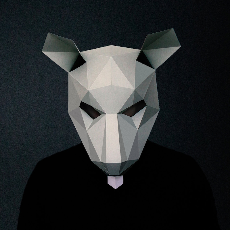 Rat Mask Adult Paper - Etsy UK