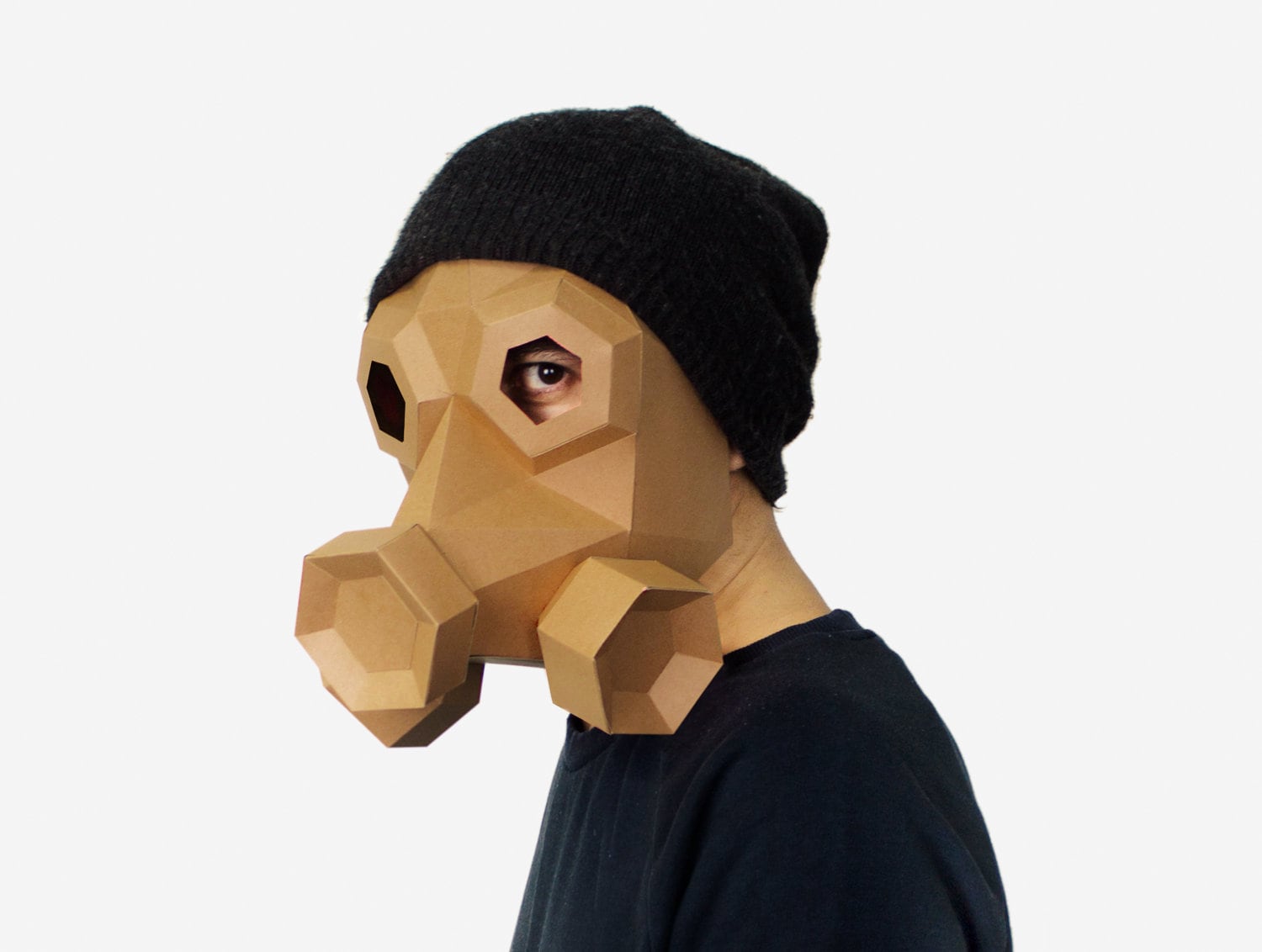 DIY Gas Mask Steampunk Mask 3D Paper Craft Template | Etsy Canada