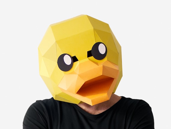 Duck Mask Template