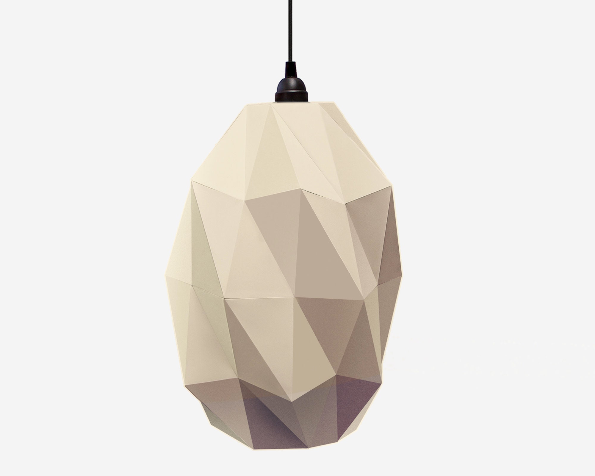 DIY Origami Lamp Shade Geometric Paper Lampshade Kumo | Etsy