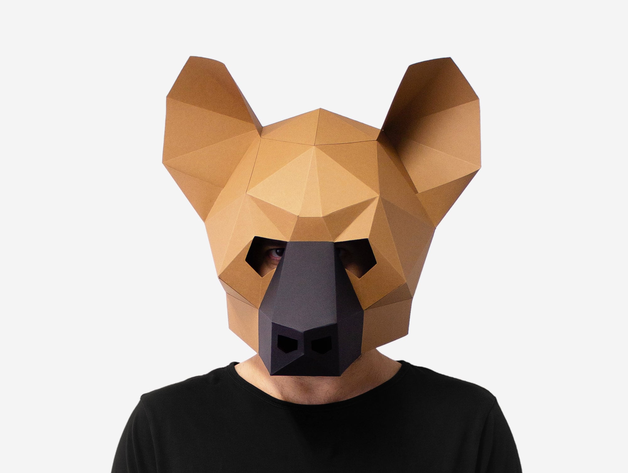 Hyena Mask Hyena Paper Craft Template DIY Printable Animal - Etsy UK