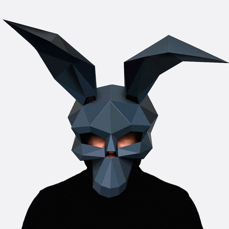 Scary Bunny Mask - Etsy