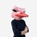 Low Poly Ostrich Mask – DIY Paper Craft Safari Animal Costume (digital ...