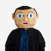Make Your Own Frank Sidebottom Mask, DIY Paper Craft Template, DIY ...