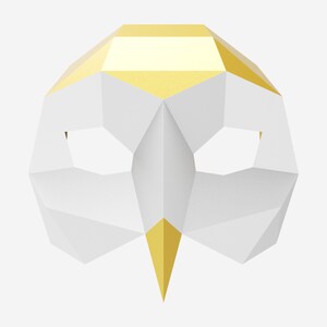Low Poly Owl Mask, Printable Paper Craft Template (PDF Download) - Etsy