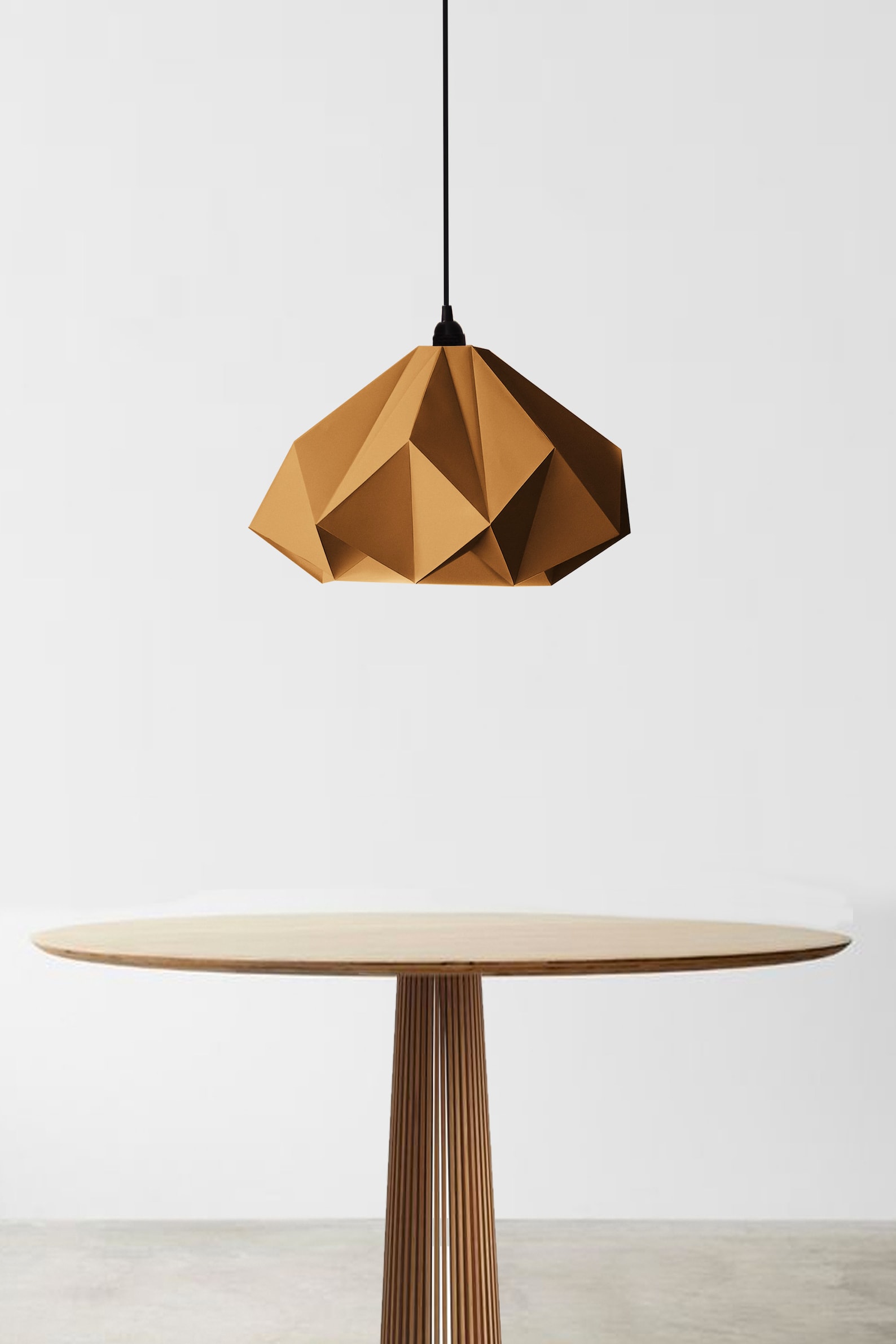 Beautiful Origami Lamp Shade, DIY Paper Lampshade "kami1", Home Decor ...