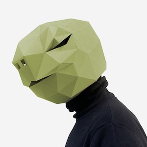 Turtle Mask, Tortoise Paper Craft Template, DIY Printable Animal Mask ...