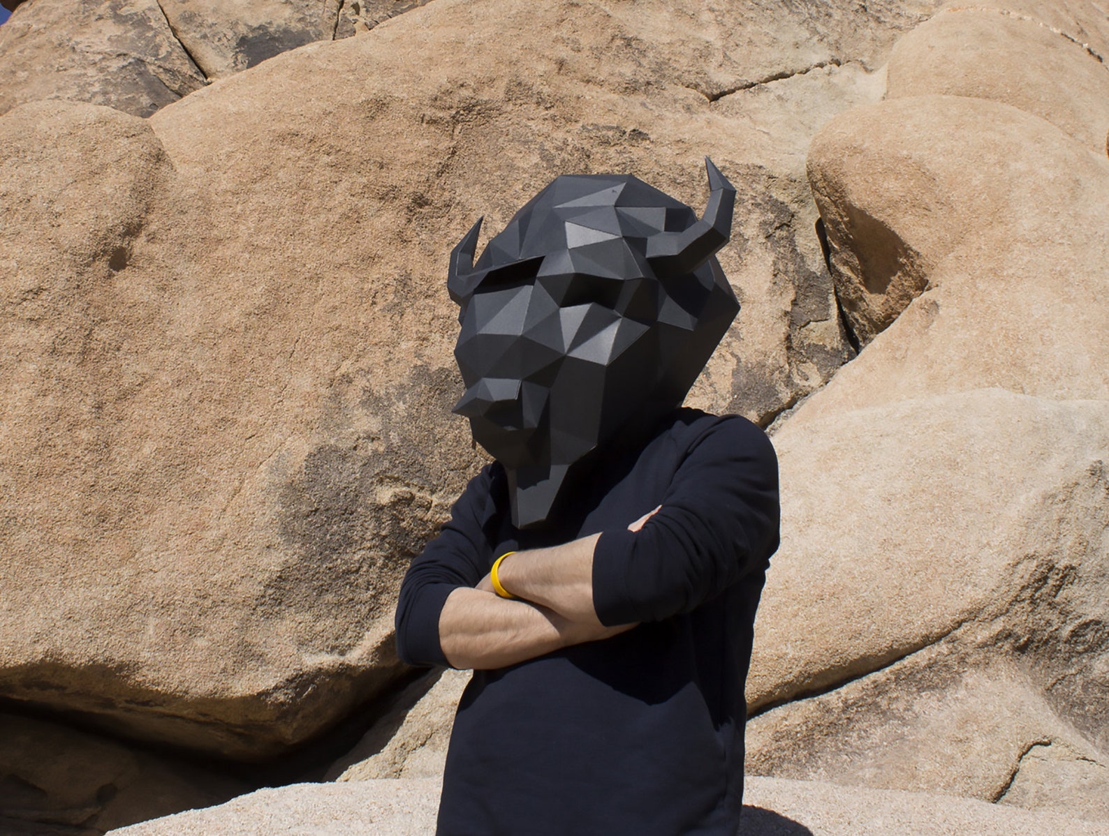 DIY Bison Mask, Bison Paper Craft Template, Halloween Mask, Printable ...