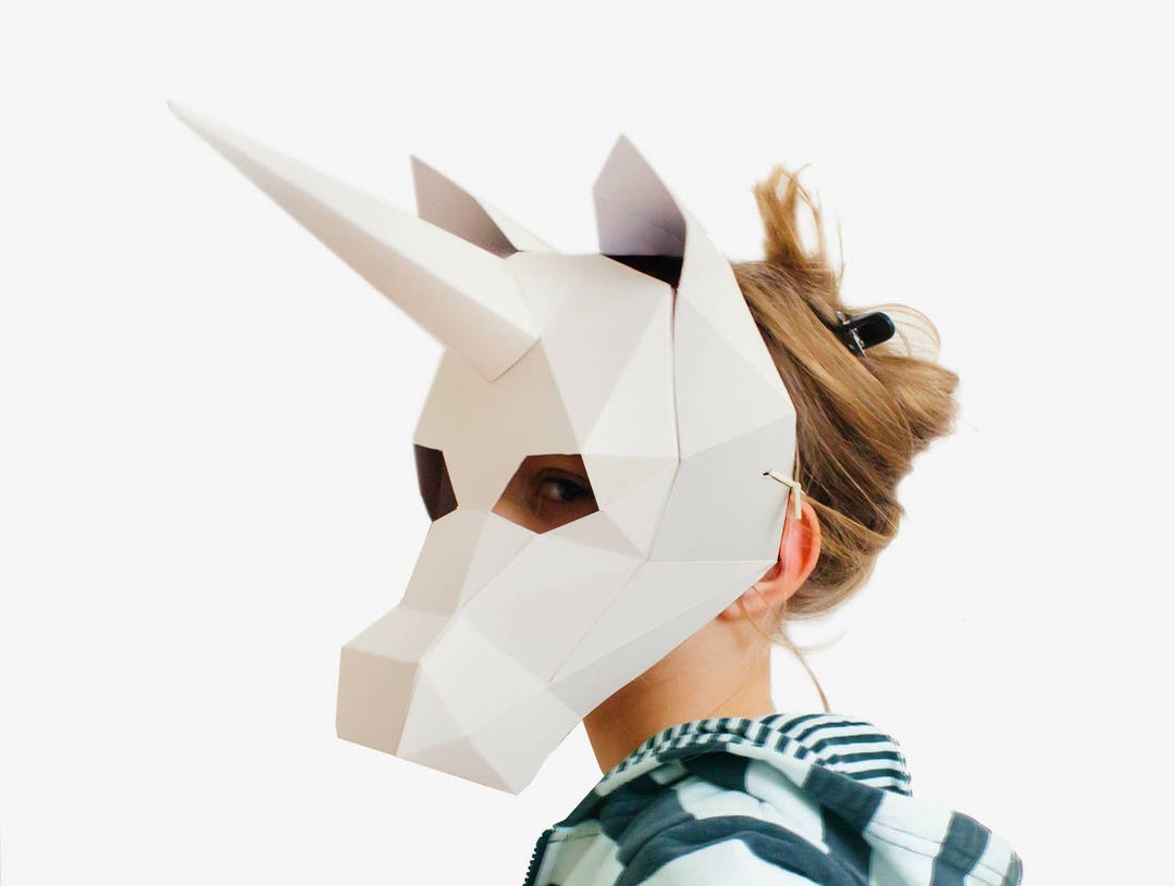 Kids Mask, Unicorn Mask, Unicorn Costume, Halloween Costume Kid ...