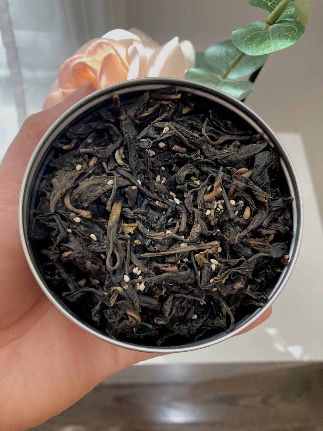 Roasted Sesame Red Tea From Shan State Myanmar, Loose Tea, 1oz - Etsy