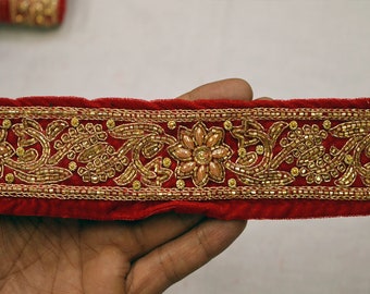 Gold fabric trim | Etsy