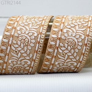 Indian Embroidered 6CM Trim by 9 Yard Drapery Embellishments Hats Bag ...