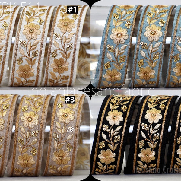 Embroidered Silver Trim - Etsy