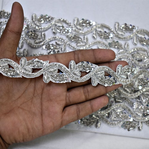 6 Yards/lot Embroidered Braid Lace Iron on Applique Ribbon | Etsy