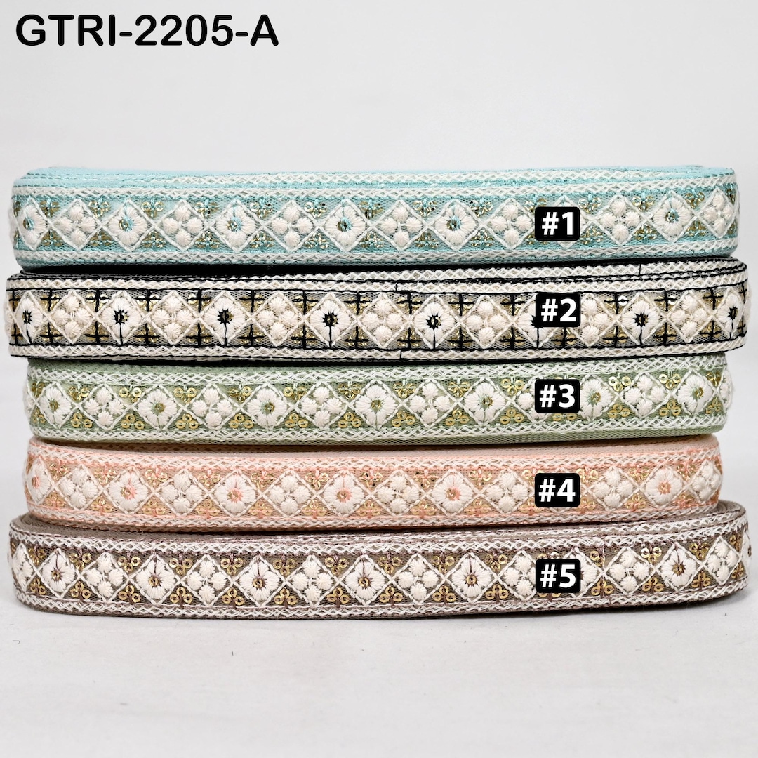 9 Yard 3cm Embroidery Ribbon for Kids Crafting Sewing Costumes Dog ...