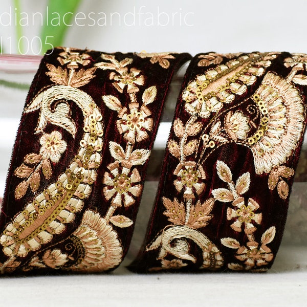 Velvet Fabric Trim - Etsy
