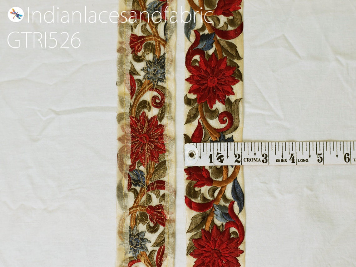 9 Yard Indian Maroon Doll Making Tapes Fabric Trim Sari Border | Etsy