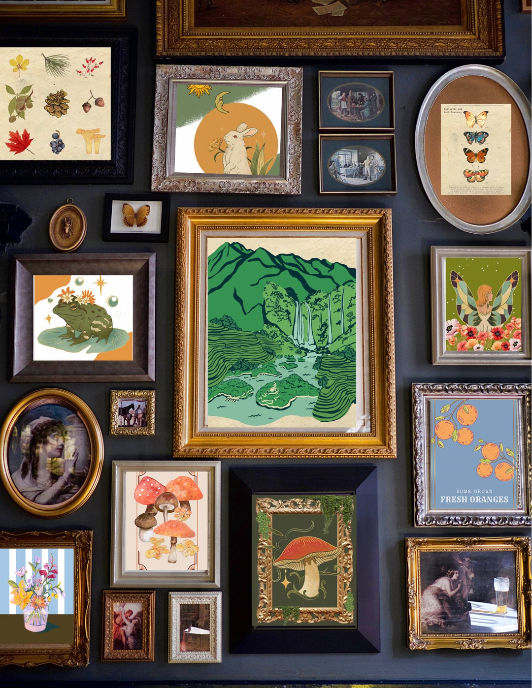 TEN Nature Inspired Vintage Style Art Prints | Digital Download ...