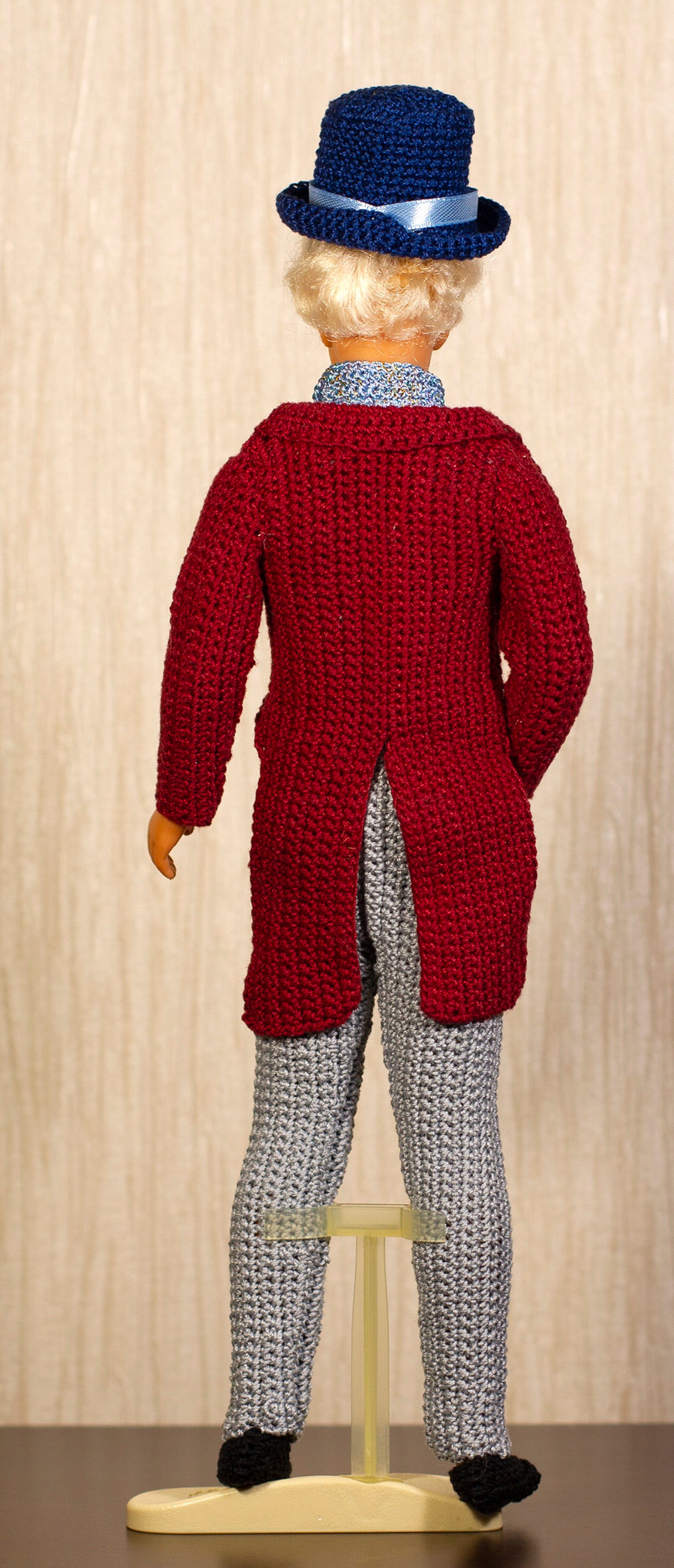 Ken Clothes Ken Costume Ken Gown Crochet Ken Historical Doll Costume A ...