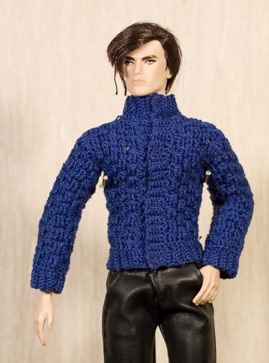 Ken Clothes Ken Crochet Handmade Crochet Jacket for Ken Dolls, Fashion ...