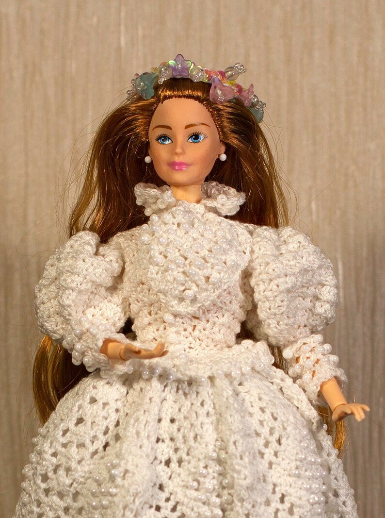 Christmas Angel Paradise Crochet Dolls P 020 Historical Doll Etsy
