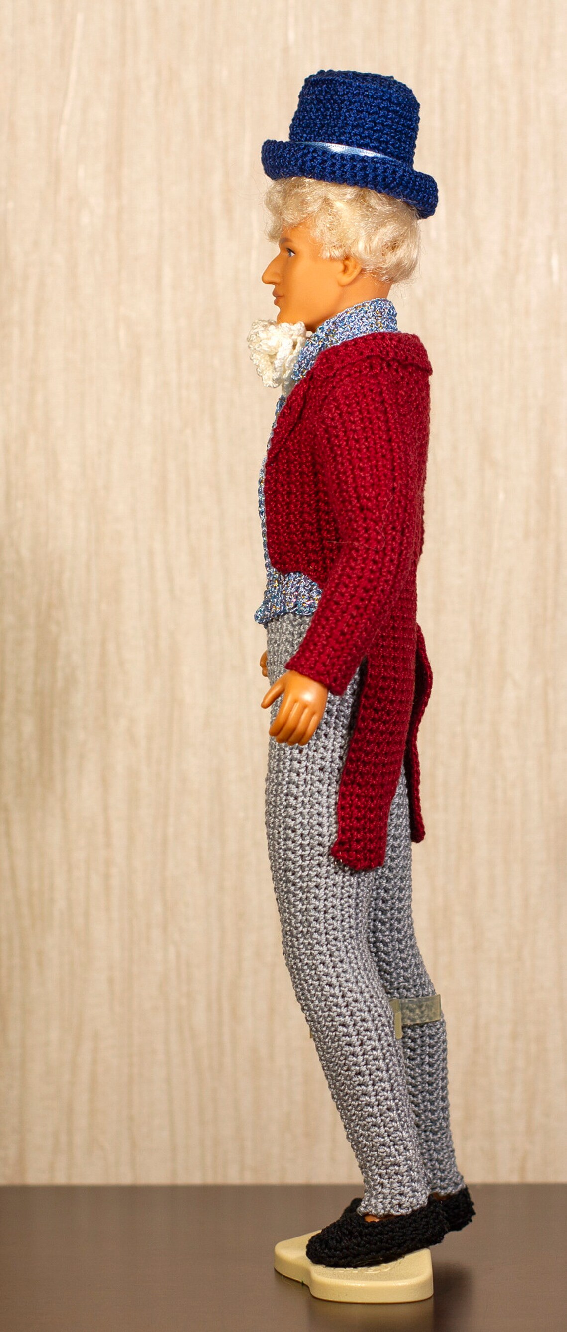 Ken Clothes Ken Costume Ken Gown Crochet Ken Historical Doll Costume A ...