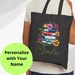 Personalized Book Tote Bag for Book Lovers, Booktroverts, and ...