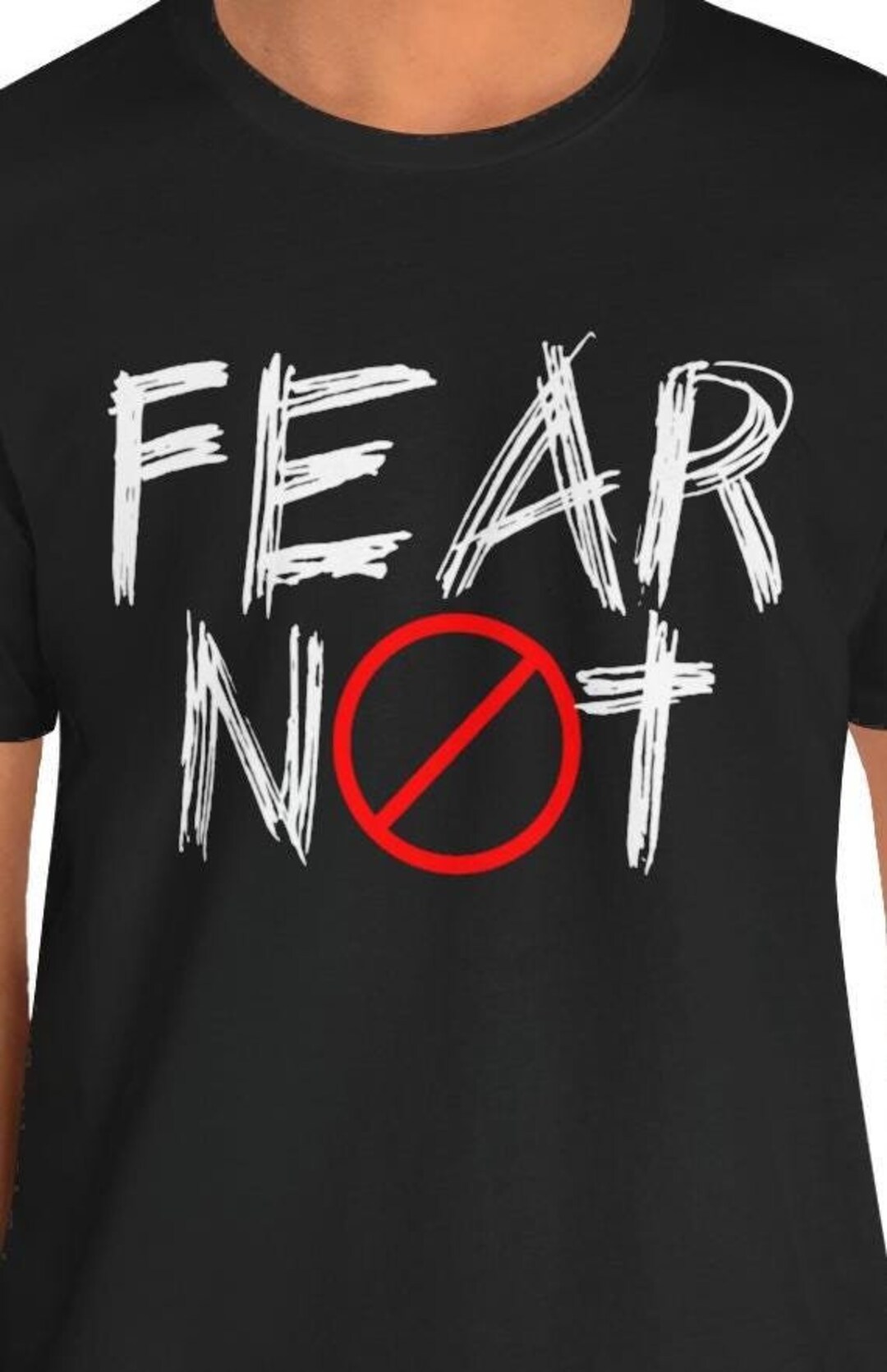 Fear Not Faith-based Tee Shirt, Christian Fashion With Scripture for ...