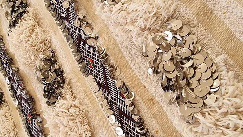 Authentic and Unique Moroccan Wedding Blanket Berber Handira | Etsy