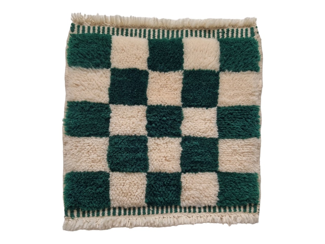 Bespoke Checkered Rug Checkered Runner Rug Checkered Rug 5x7 Checkered ...