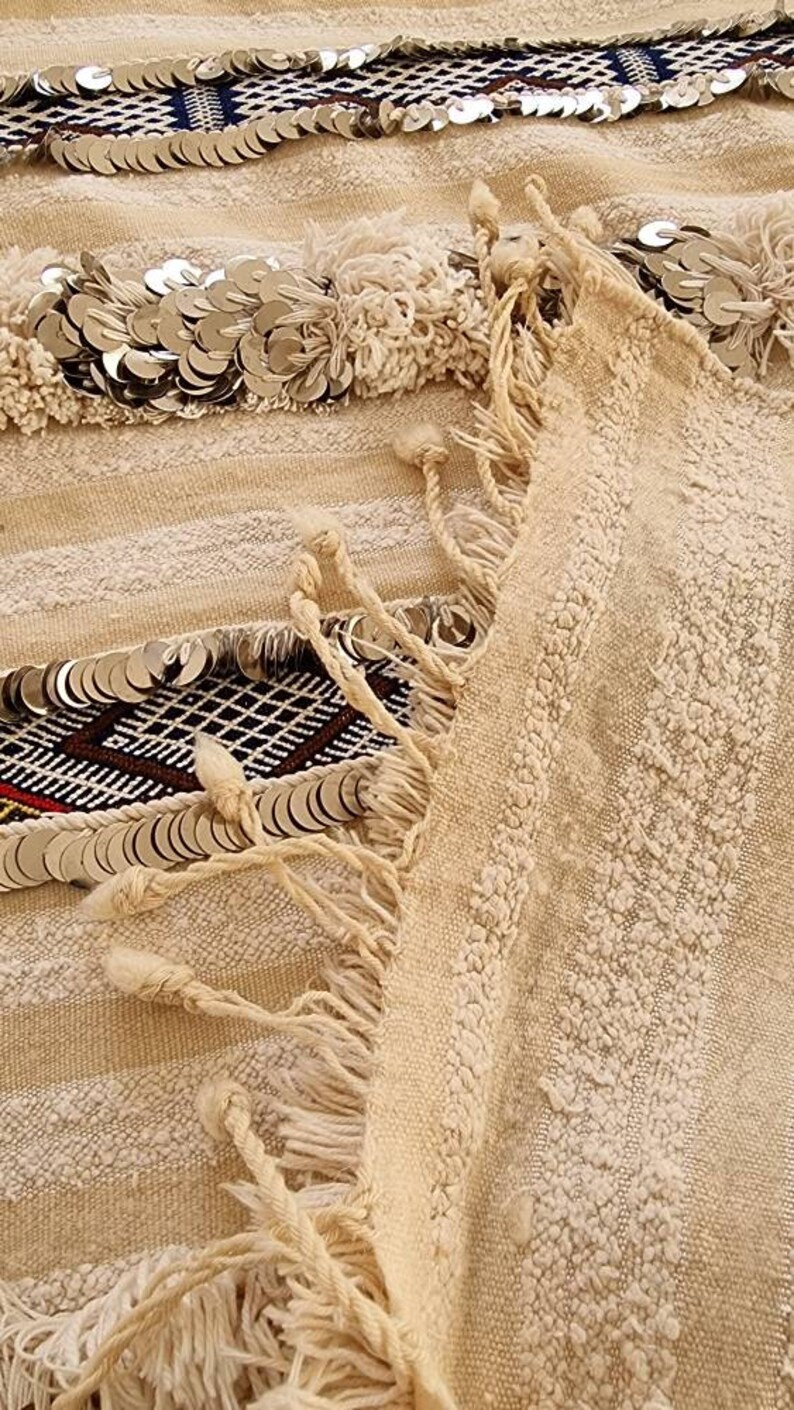 Authentic and Unique Moroccan Wedding Blanket Berber Handira | Etsy