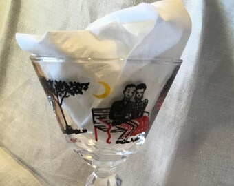 Manhattan glass | Etsy