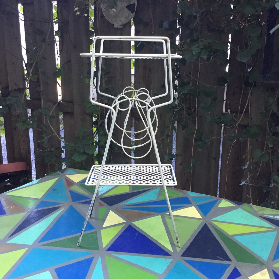 Vintage Metal Mesh Telephone Stand - Etsy