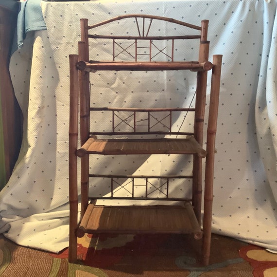 Folding Bamboo Shelf - Etsy