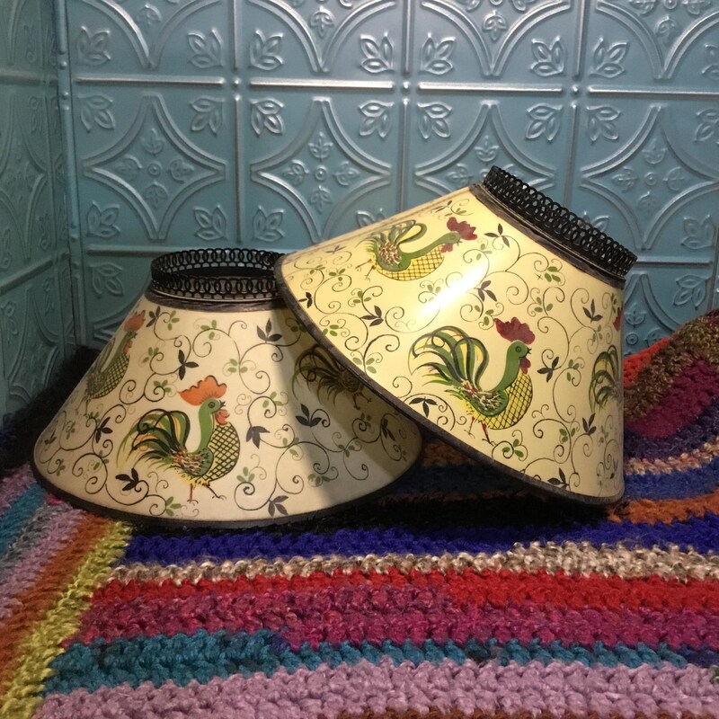 Vintage Lamp Shades - Etsy