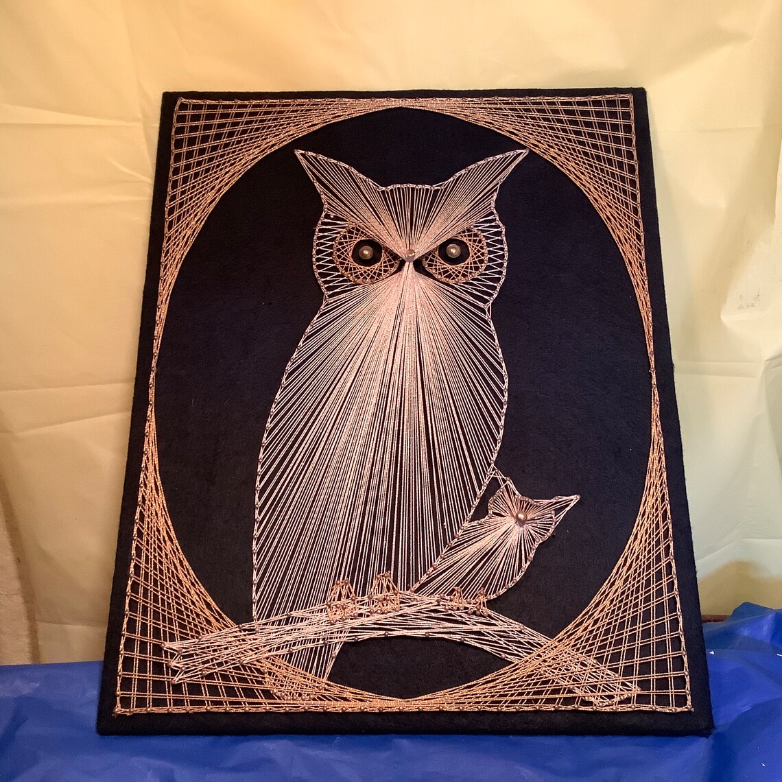 String Art Owl Picture - Etsy