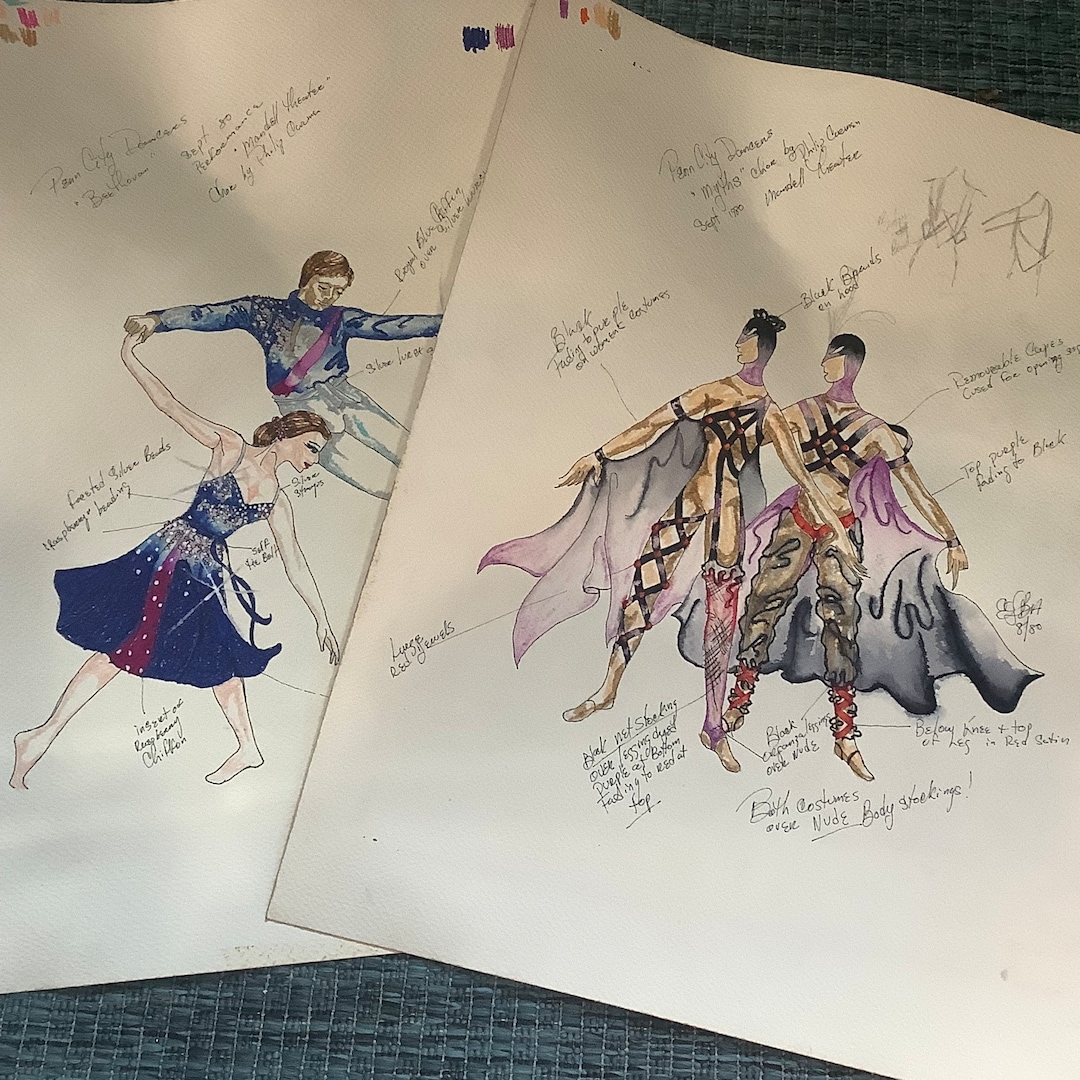 Ballet Costume Design Rendering - Etsy